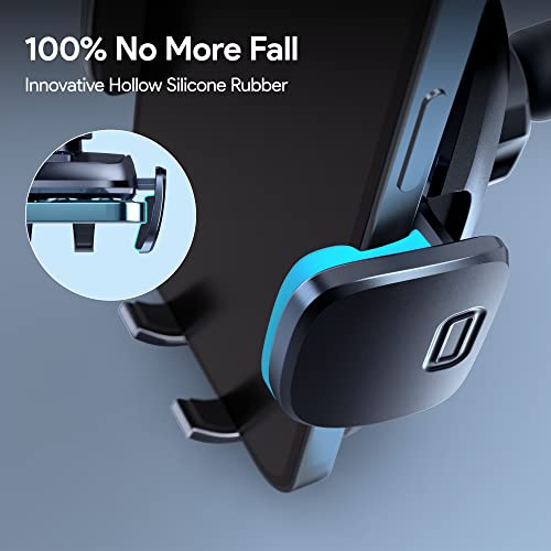 TICILFO Car Phone Holder Mount [Flexible Gooseneck Long Arm] Phone Mount for Car Holder Dashboard Windshield [Washable Strong Suction Cup] Cell Phone Holder Car Mount (Black) (Black)