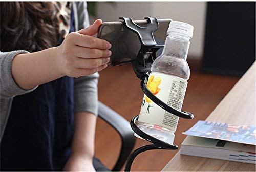 AMS Cell Phone Holder, Clip Holder, Lazy Bracket Flexible Long Arms for All Mobile, Fit On Desktop Bed Mobile Stand for Bedroom, Office, Kitchen