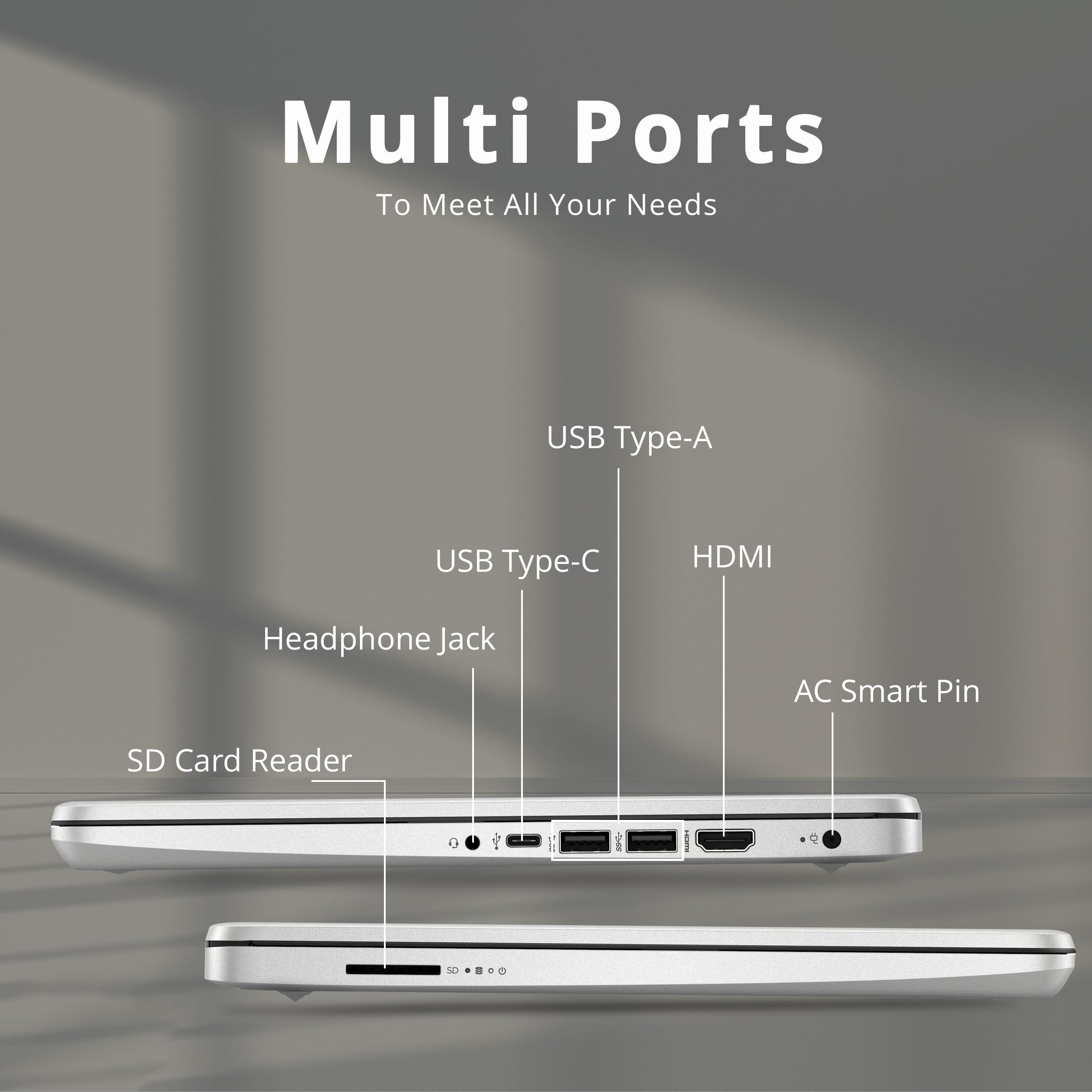 2022 HP Stream 14" HD Laptop, AMD Athlon Silver 3050U Processor, 8GB RAM, 256GB SSD , 720p HD Webcam, AMD Radeon Graphics, Bluetooth, Windows 10 Home, Silver, 32GB SnowBell USB Card