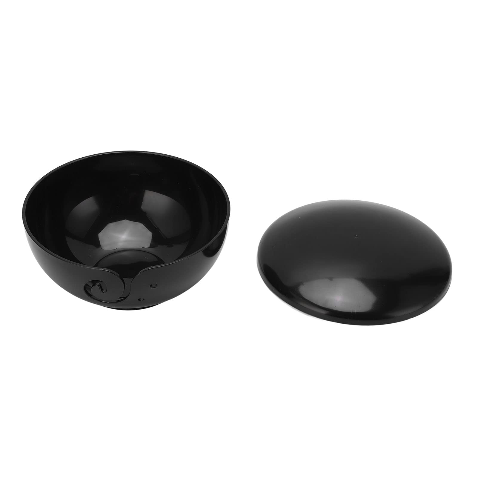 Yarn Holder, Glossy Yarn Bowl Sturdy Durable Plastic Material Small Portable Keep Lightweight for Knitting for Weaving for Crochet