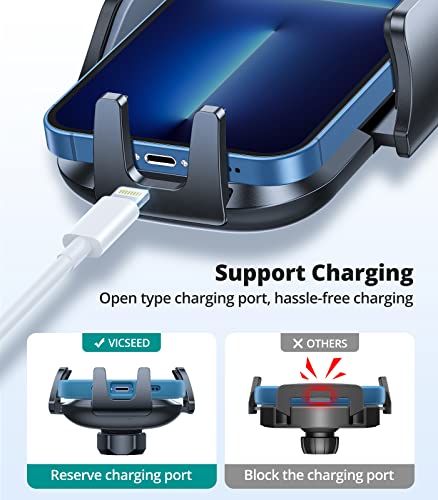 VICSEED ๐ ๐ถ๐น๐ถ๐๐ฎ๐ฟ๐-๐๐ฟ๐ฎ๐ฑ๐ฒ ๐ฆ๐๐๐ฟ๐ฑ๐ Phone Mount for Car, ๐จ๐ฝ๐ด๐ฟ๐ฎ๐ฑ๐ฒ๐ฑ ๐๐ป๐๐ถ ๐ฆ๐ต๐ฎ๐ธ๐ฒ CD Slot & Air Vent Thick Case Friendly Car Phone Holder Mount Fit for iPhone 14 13 All Phones