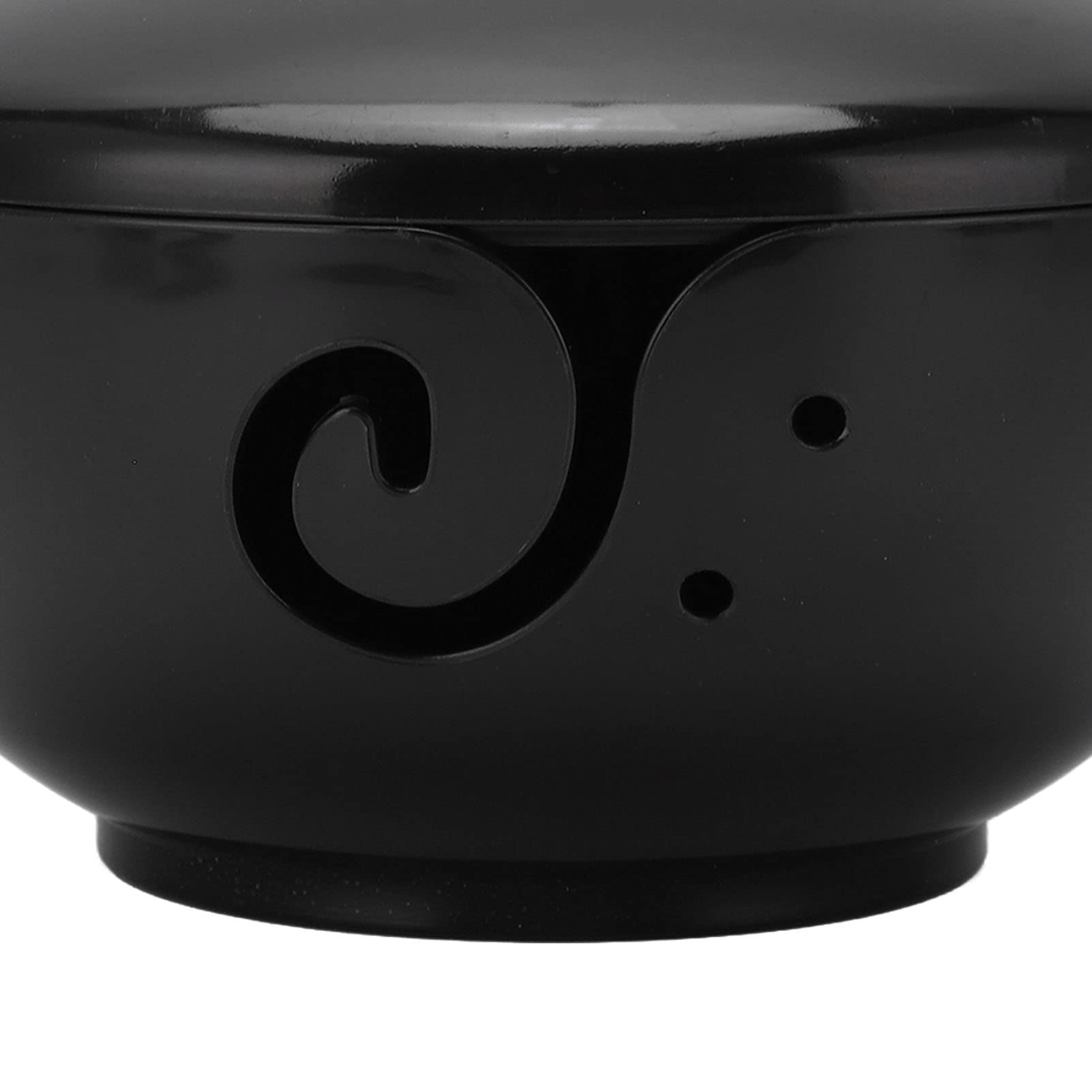 Yarn Holder, Glossy Yarn Bowl Sturdy Durable Plastic Material Small Portable Keep Lightweight for Knitting for Weaving for Crochet