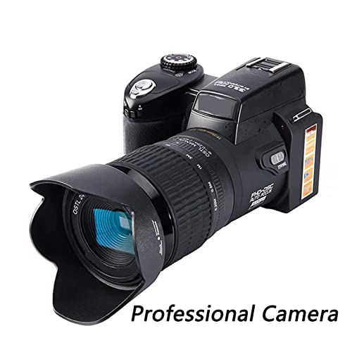 Camera 24X Optical Zoom HD Digital Camera D7100 33Million Pixel Auto Focus Professional DSLR Video Camera Three Lens Outdoor Digital Camera (Size : Standard, Color : D7100 US)