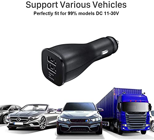 Samsung Adaptive Fast Charging Dual-Port Car Charger [2-Pack] for Samsung Galaxy S23/S23+/S23 Ultra /S22/S22+/S22 Ultra /S21/S21+/S20/S20+/S10/S10+/S10e/S9/S9+/S8/S8Plus/Edge/Active/Note 8/9/10/20