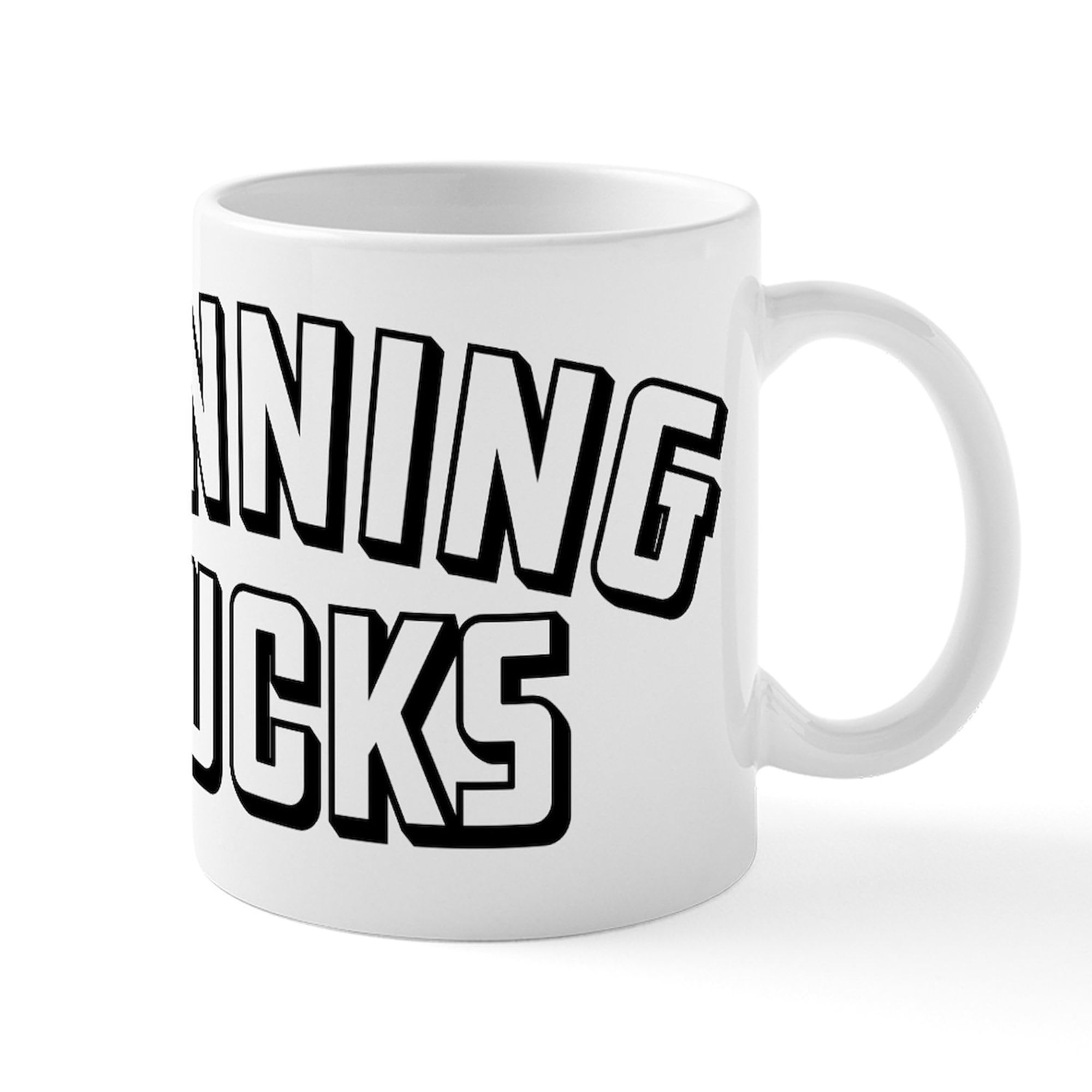 CafePress Running Sucks Ceramic Coffee Mug, Tea Cup 11 oz