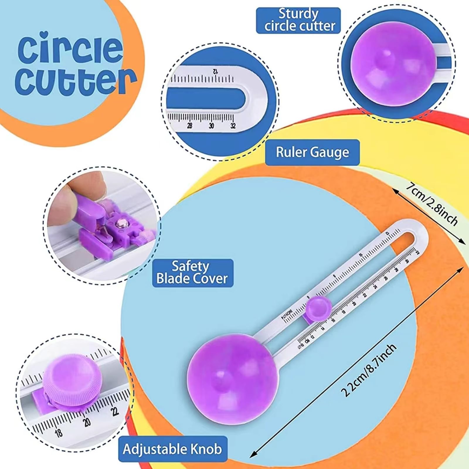Circle Cutter, Circle Cutter for Paper Crafts, Paper Circle Cutter, Circle Paper Cutter, Circle Cutter Paper, Circular Cutter, Cardboard Circle Cutter, Adjustable Circle Cutter, Craft Cutting Tools