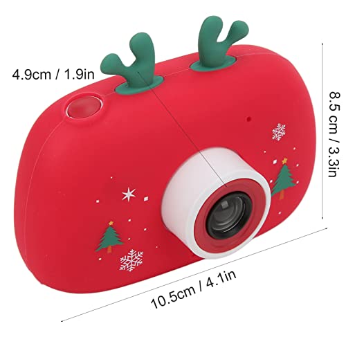 Shanrya Kids Toy, Small Portable Kid Camera Christmas Style for Outdoor for Indoor