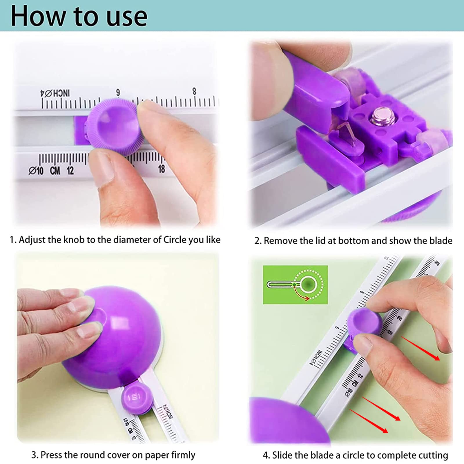 Circle Cutter, Circle Cutter for Paper Crafts, Paper Circle Cutter, Circle Paper Cutter, Circle Cutter Paper, Circular Cutter, Cardboard Circle Cutter, Adjustable Circle Cutter, Craft Cutting Tools