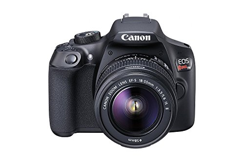 Canon EOS Rebel T6 Digital SLR Camera Kit with EF-S 18-55mm f/3.5-5.6 is II Lens, Built-in WiFi and NFC - Black (US Model)