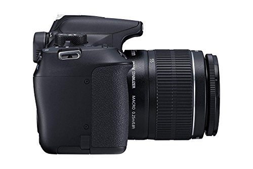 Canon EOS Rebel T6 Digital SLR Camera Kit with EF-S 18-55mm f/3.5-5.6 is II Lens, Built-in WiFi and NFC - Black (US Model)