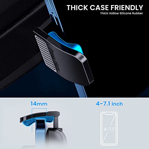 Phone Mount for Car Phone Mount [Military-Grade Super Suction] Phone Holder Car Mount for iPhone Automobile Cell Phone Accessories For Dashboard Windshield Air Vent Fit All iPhone Android Smartphones