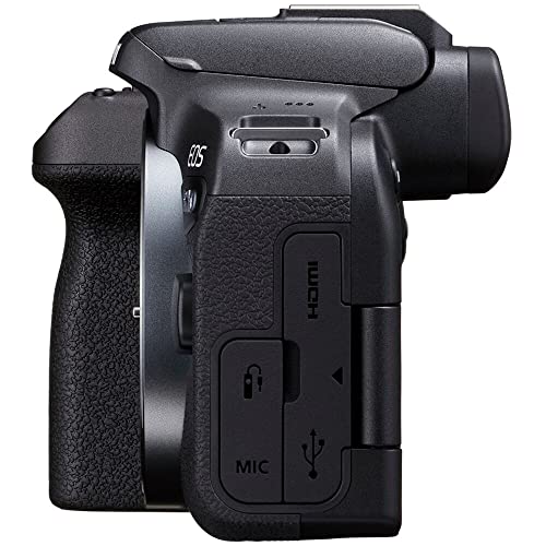 Canon EOS R10 Mirrorless Camera (5331C002) + 4K Monitor + Rode VideoMic + Sony 64GB Tough SD Card + Bag + Charger + 3 x LPE17 Battery + Card Reader + LED Light + Corel Photo Software + More (Renewed)