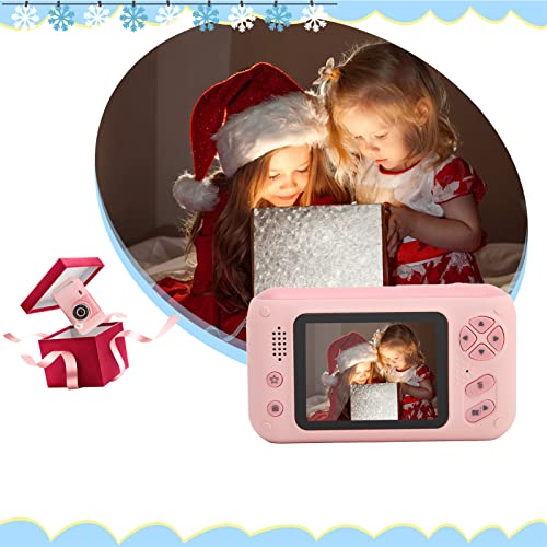 Digital Mini Camera, 2.4in IPS HD Screen Video 180 Degree Angles Kids Camera for 3 to 12 Years Old for Kids Gifts