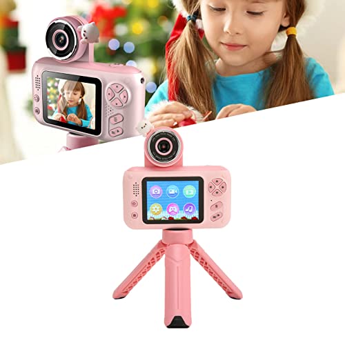 Digital Mini Camera, 2.4in IPS HD Screen Video 180 Degree Angles Kids Camera for 3 to 12 Years Old for Kids Gifts