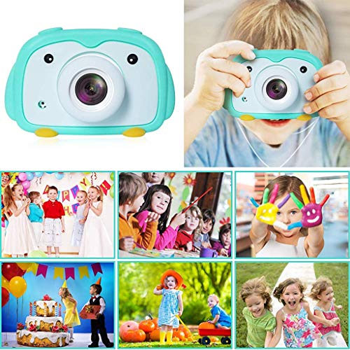 LKYBOA Kids Camera -Cute Kid Gift Digital Camera 12.0MP Screen FHD 1080P Video Resolution Mini Rechargeable Camera for Boys & Girls Ages 3-12-Joytrip Child (Color : B)