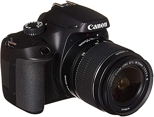 4000D (Rebel T100) DSLR Camera with EF-S 18-55mm F/3.5-5.6 III, EF 75-300mm f/4-5.6 III Lense Bundle, Travel Kit with Accessories(Extra Battery, Digital Slave Flash, 128Gb Memory and More)