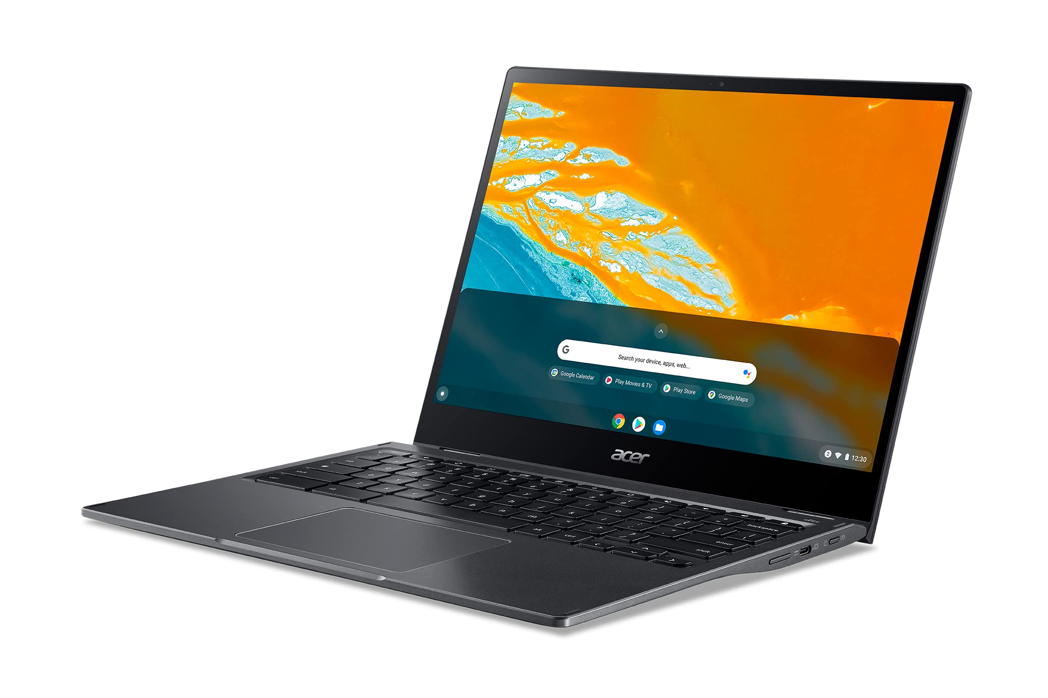 Acer Chromebook Spin 513 Convertible Laptop | 13.5" 2256x1504 Gorilla Glass Touch | MediaTek Kompanio 1380 Octa-Core CPU | 8GB LPDDR4X | 128GB eMMC | WiFi 6 | Backlit KB | Chrome OS | CP513-2H-K62Y