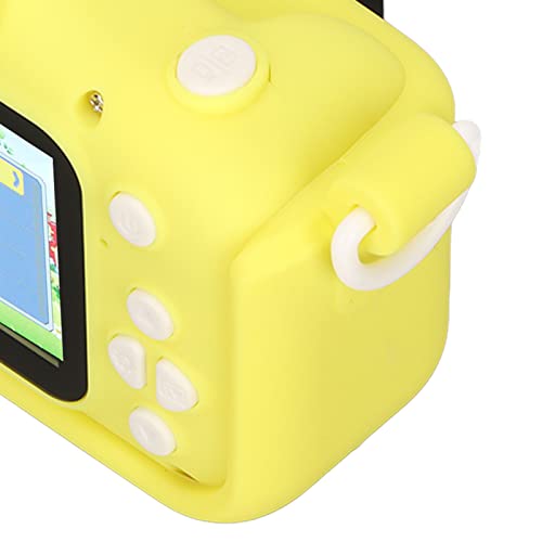 YEmirth Digital Camera for Kids, Kids Digital Camera Cute Lightweight 2in Screen Children Camera for Photo Video MP3 3‑10 Years Old Kids(Yellow-1)