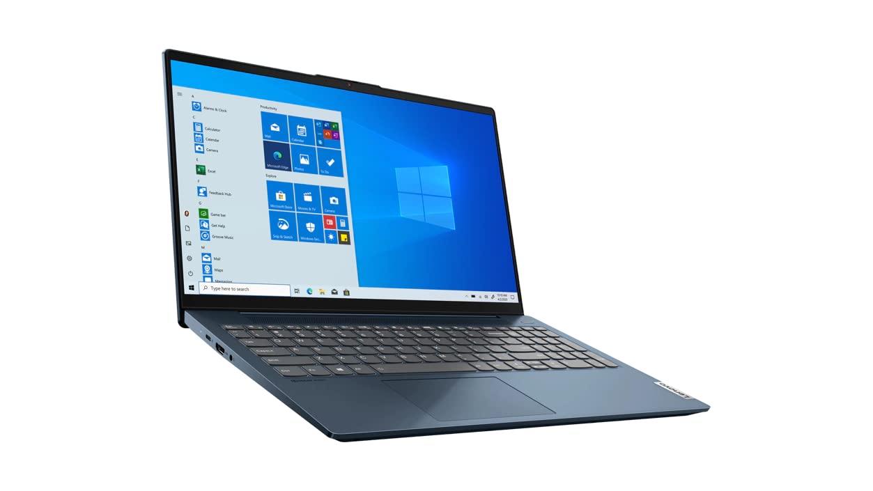 Lenovo 2022 IdeaPad5i 15.6" FHD IPS Touch Laptop PC Intel 11th 4-Core i7-1165G7 12GB DDR4 2TB M.2 NVMe SSD Iris Xe Graphics HDMI WiFi AX BT USB-C Fingerprint Backlit KB Blue Windows 11 Pro w/ RE USB