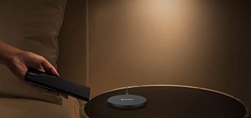 KEYMOX Qi-Certified Wireless Charger for iPhone13/ 12/12 Mini/12 Pro Max / SE, 11, 11 Pro, 11 Pro Max, XR, Xs Max, XS, X, 8, 8 Plus, 10W Fast-Charging Galaxy S20 S10 S9 S8, Note 10(No AC Adapter)