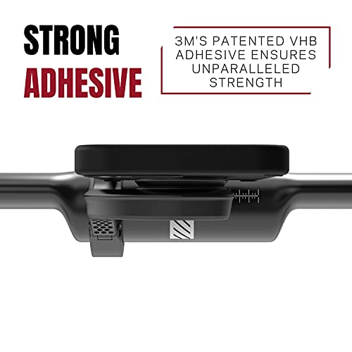 KOM Cycling Garmin Edge Universal Cell Phone Mount Adapter Attach Your iPhone or Any Smartphone to Any Garmin Bike Mount - Garmin Phone Mount Quarter Turn Adhesive Adapter
