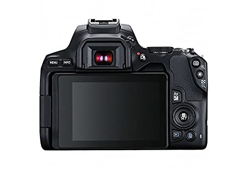 33rd Street Camera Canon EOS 250D (Rebel SL3) DSLR Body Only Camera Bundle + Accessory Kit Including Photo & Video Editing Software Package (Renewed)