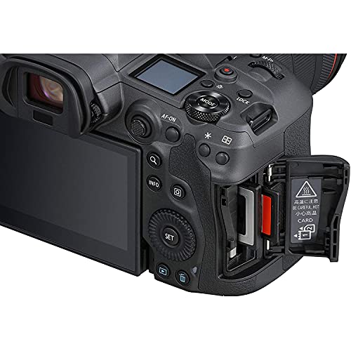 Canon EOS R5 Full Frame Mirrorless Camera + RF 24-105mm F4-7.1 is STM Zoom Lens Kit, Black (4147C002 Body + 4111C002 Lens)