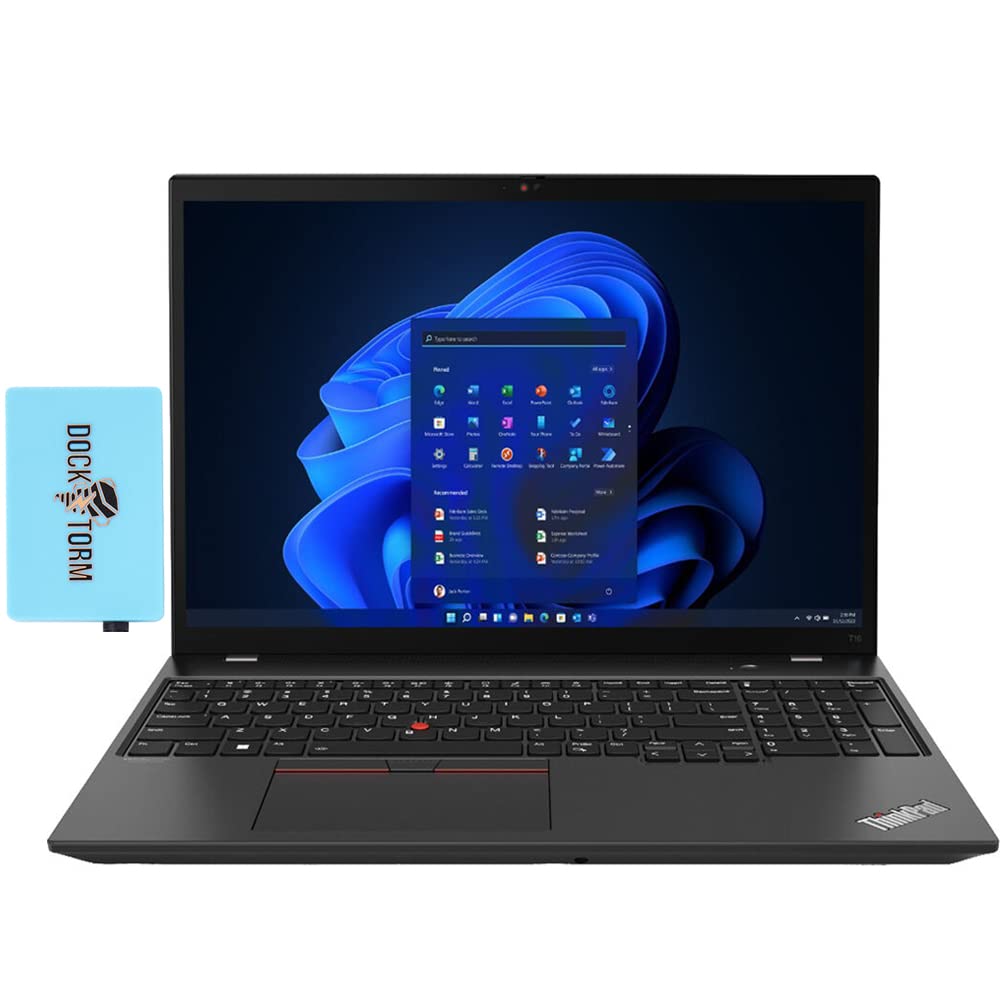 Lenovo ThinkPad T15 Gen 2 15.6" Business IPS Laptop (Intel i5-1135G7 4-Core, 16GB RAM, 256GB PCIe SSD, Intel Iris Xe, 60Hz Full HD (1920x1080), WiFi, Bluetooth, Backlit KB, Win 11 Pro) with Hub