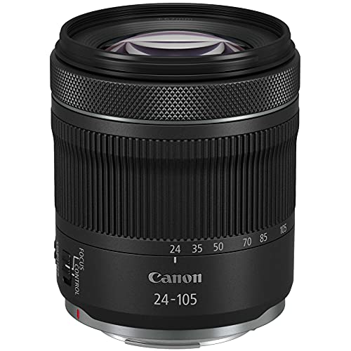 Canon EOS R5 Full Frame Mirrorless Camera + RF 24-105mm F4-7.1 is STM Zoom Lens Kit, Black (4147C002 Body + 4111C002 Lens)