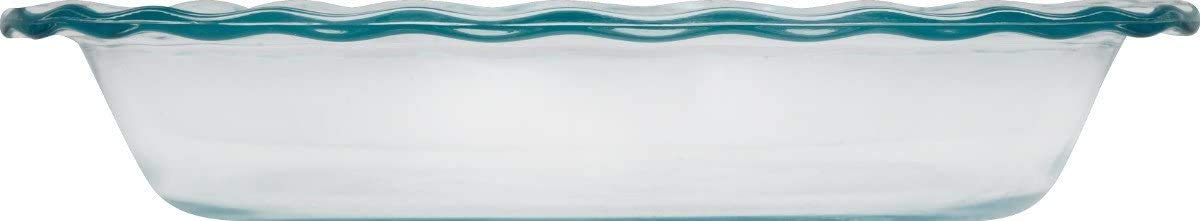 Pyrex 2-Piece Glass Pie Plate Set, 9.5-Inch Pie Dish, Baking Dish, Dishwashwer, Microwave, Freezer and Pre-Heated Oven Safe