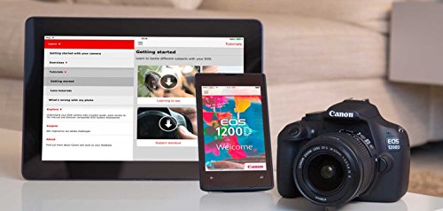 Canon EOS 1200D Digital SLR Camera with EF-S 18-55mm f/3.5-5.6 III Lens - International Version (No Warranty)