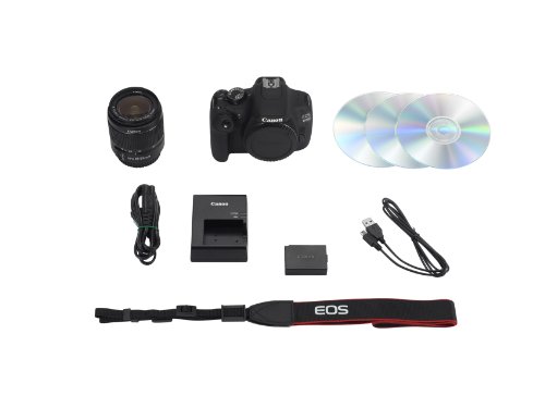 Canon EOS 1200D Digital SLR Camera with EF-S 18-55mm f/3.5-5.6 III Lens - International Version (No Warranty)