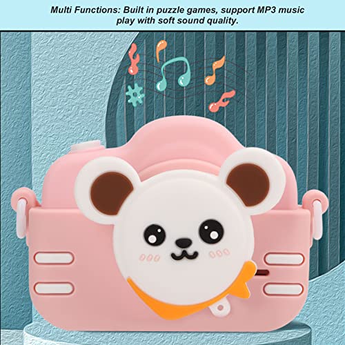 Children Digital Camera, Food Grade ABS Kids Camera for Children for Picnic(Pink)