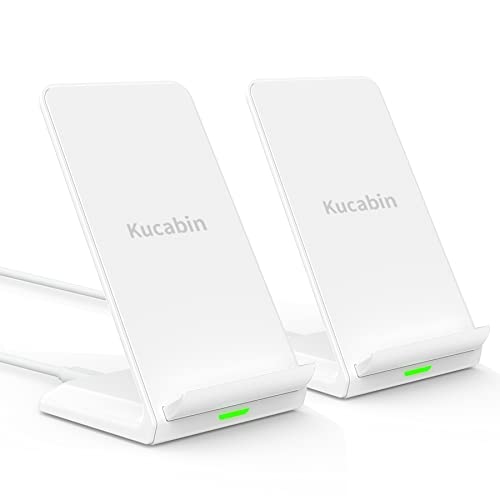 Wireless Charger, [2 Pack] 10W Max Fast Wireless Charging Stand Compatible with iPhone 14/13/12/12 Pro/11 Pro Max/SE 2020/XR/XS, Galaxy S22/S22 Ultra/S21/S20/S10 Plus(No AC Adapter)