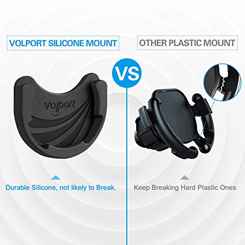 Car Mounts for Socket Grips, 3 Pack Pops Silicone Phone Holder for Collapsible Expanding Stand / Swappable Socket Users with Base 3M Adhesive Replacement Stick on Wall, Dashboard, Mirror, Home -Black