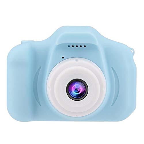 S5E5X Kids Camera Girls Toys for 3 4 5 6 7 8 Year Old Birthday 2 Inch1080P Toddler Camera Portable Children Digital Video Camera for 3-10 Year Old Girl with 128GB SD Card (Blue)