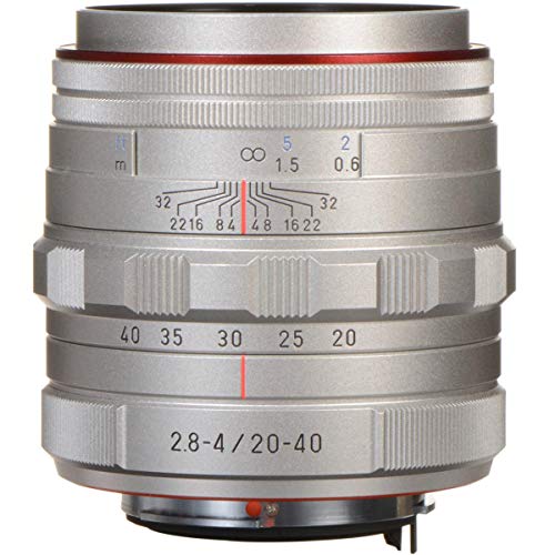 Pentax K-3 Mark III APS-C-Format DSLR Camera Silver with Pentax HD Pentax DA 20-40mm F2 .8-4 ED Limited DC WR Zoom Lens, Silver with Pentax D-BG8 Battery Grip, Black