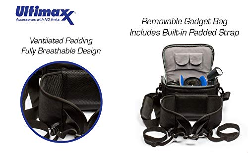 Ultimaxx Extra Large Camera DSLR/SLR Backpack for Nikon, Canon, Sony, Panasonic, Pentax, Olympus, and Fuji Camerasâan Outdoor Hiking/Travelling Backpack with 15.6 Laptop Compartment