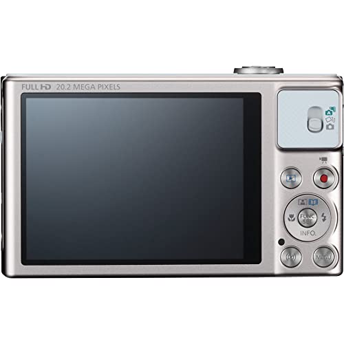 Canon PowerShot SX620 HS Digital Camera (White) (1074C001) + 64GB Memory Card + 2 x NB13L Battery + Corel Photo Software + Charger + Card Reader + LED Light + Soft Bag + More (Renewed)