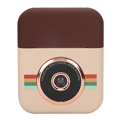 Mini Gift Print Camera HD Cultivate Children's Hobbies Video Cartoon Creativity Digital Toy with Safe Consumables DIY Graffiti 1500 mAh USB Universal Charging