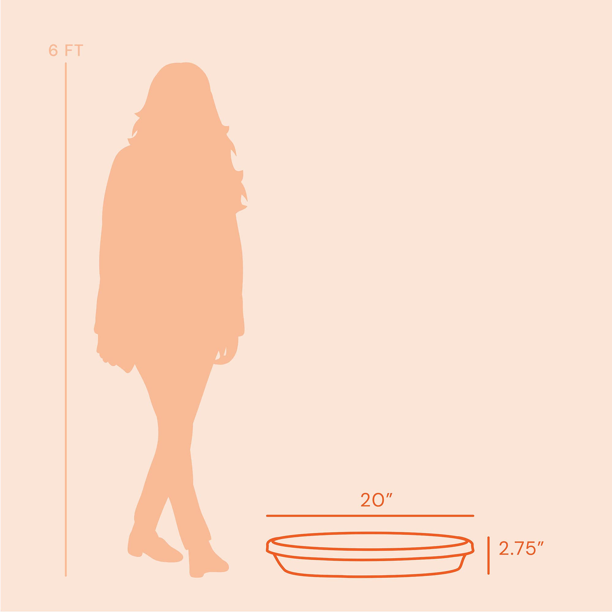 Bloem Terra Pot Round Drain Saucer: 24" - Black - Tray for 17-24", Matte Finish, Durable Resin, Ribbed Bottom, for Indoor and Outdoor Use, Gardening, Planter Not Included, 17.5"