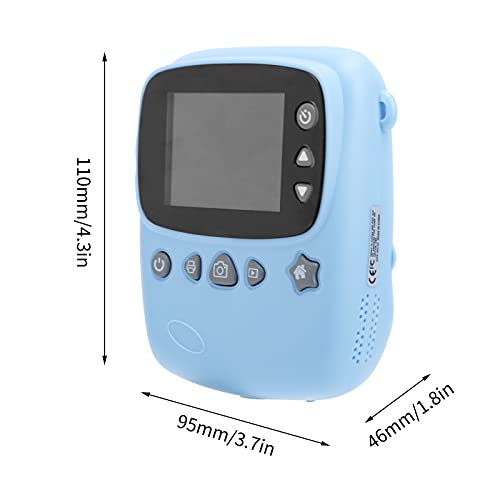 Shanrya Kids Digital Camera, Children Toy Camera Built in Microphone 12 MP Anti Skid for Kids for Boys and Girls(Blue)