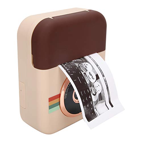 Mini Gift Print Camera HD Cultivate Children's Hobbies Video Cartoon Creativity Digital Toy with Safe Consumables DIY Graffiti 1500 mAh USB Universal Charging