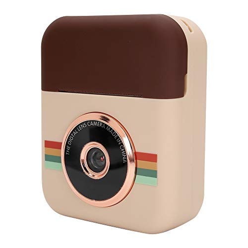 Mini Gift Print Camera HD Cultivate Children's Hobbies Video Cartoon Creativity Digital Toy with Safe Consumables DIY Graffiti 1500 mAh USB Universal Charging
