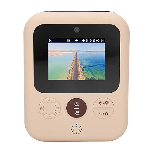 Mini Gift Print Camera HD Cultivate Children's Hobbies Video Cartoon Creativity Digital Toy with Safe Consumables DIY Graffiti 1500 mAh USB Universal Charging