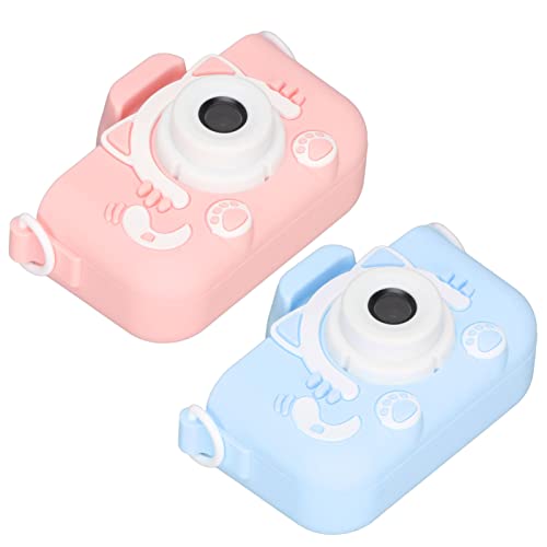 Liccx Kids Camera, Portable Kids Video Camera with Protective Cover and Lanyard, 1080P HD Digital Camera for Kids Age 3 4 5 6 7 8 9 10 11 12 Years Old(Blue, with 32GB Memory Card)