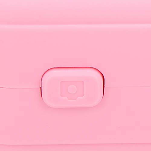 Tgoon Children Video Camera, IPS Screen 2.0in Cute Look Children Camera Anti‑Drop with Large Capacity Battery for Home(Pink)