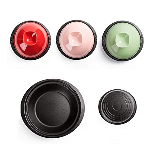 JAHH Chef's Classic Enameled Cast Iron Round Covered Casserole, Red Wok,Soup Pot,Frying Pan (Color : white-Dinosaur Doodle4)