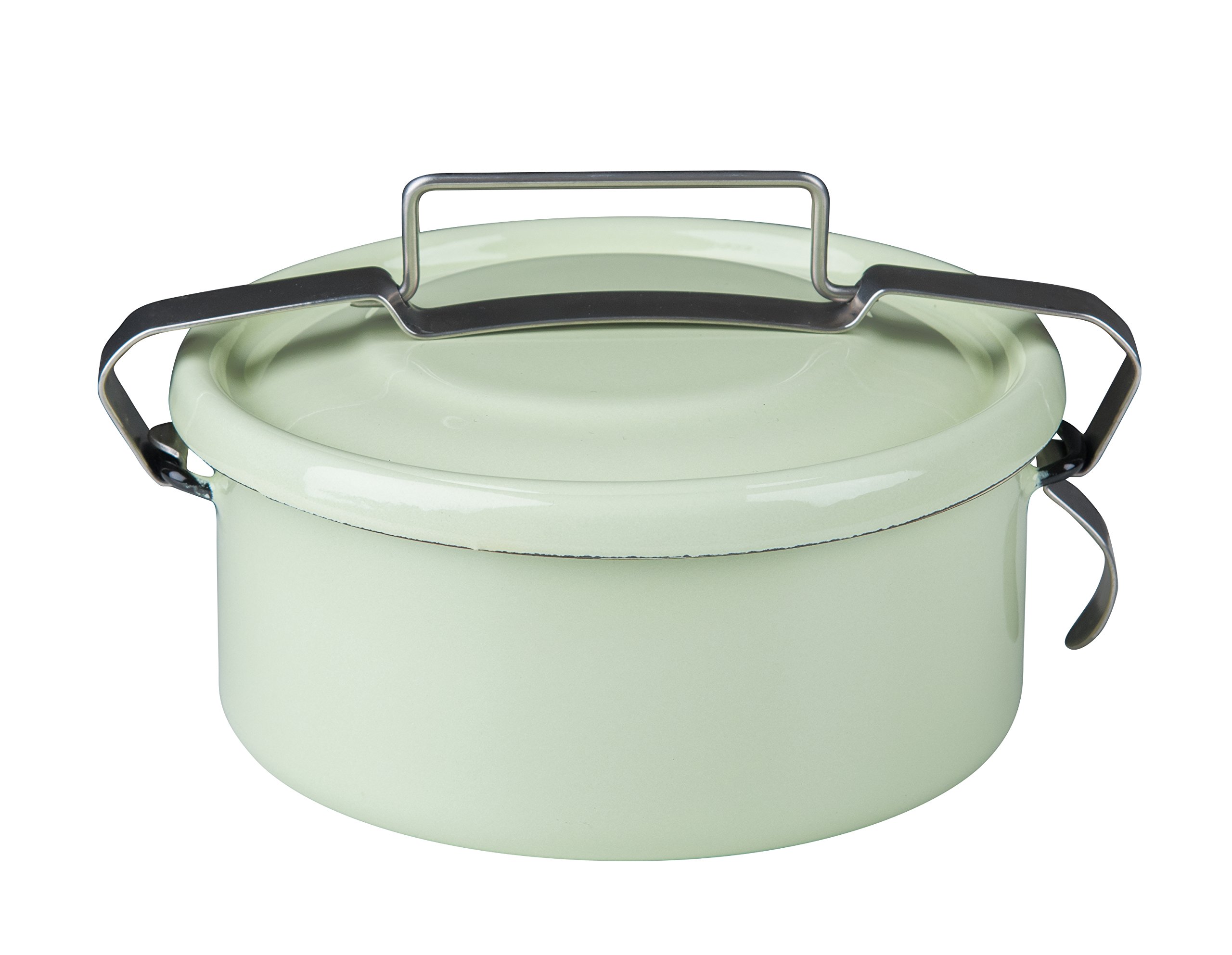Riess 0315-006 Classic-Household Articles Colour/Pastel Food Pot Round, Diameter-14 cm Nile Green