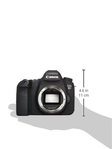 Canon EOS 6D 20.2 MP CMOS Digital SLR Camera with 3.0-Inch LCD (Body Only) - Wi-Fi Enabled - International Version (No Warranty)